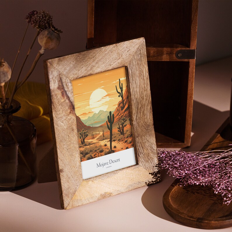Mojave Desert Print Mojave Desert Poster Mojave Desert Gift California ...