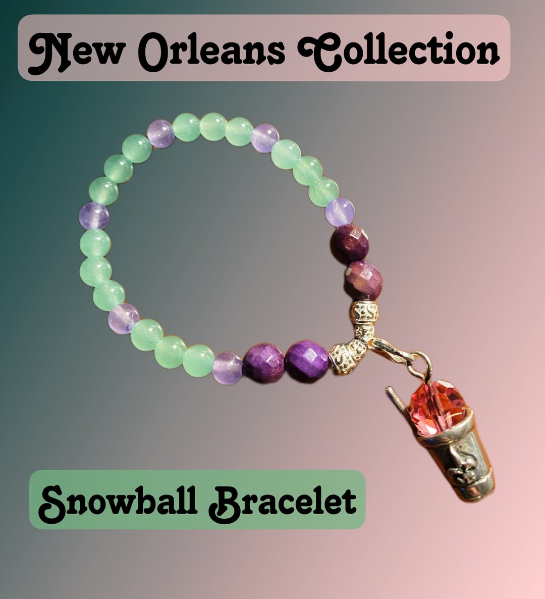 New Orleans Snowball or Snow Cone Bracelets - Etsy
