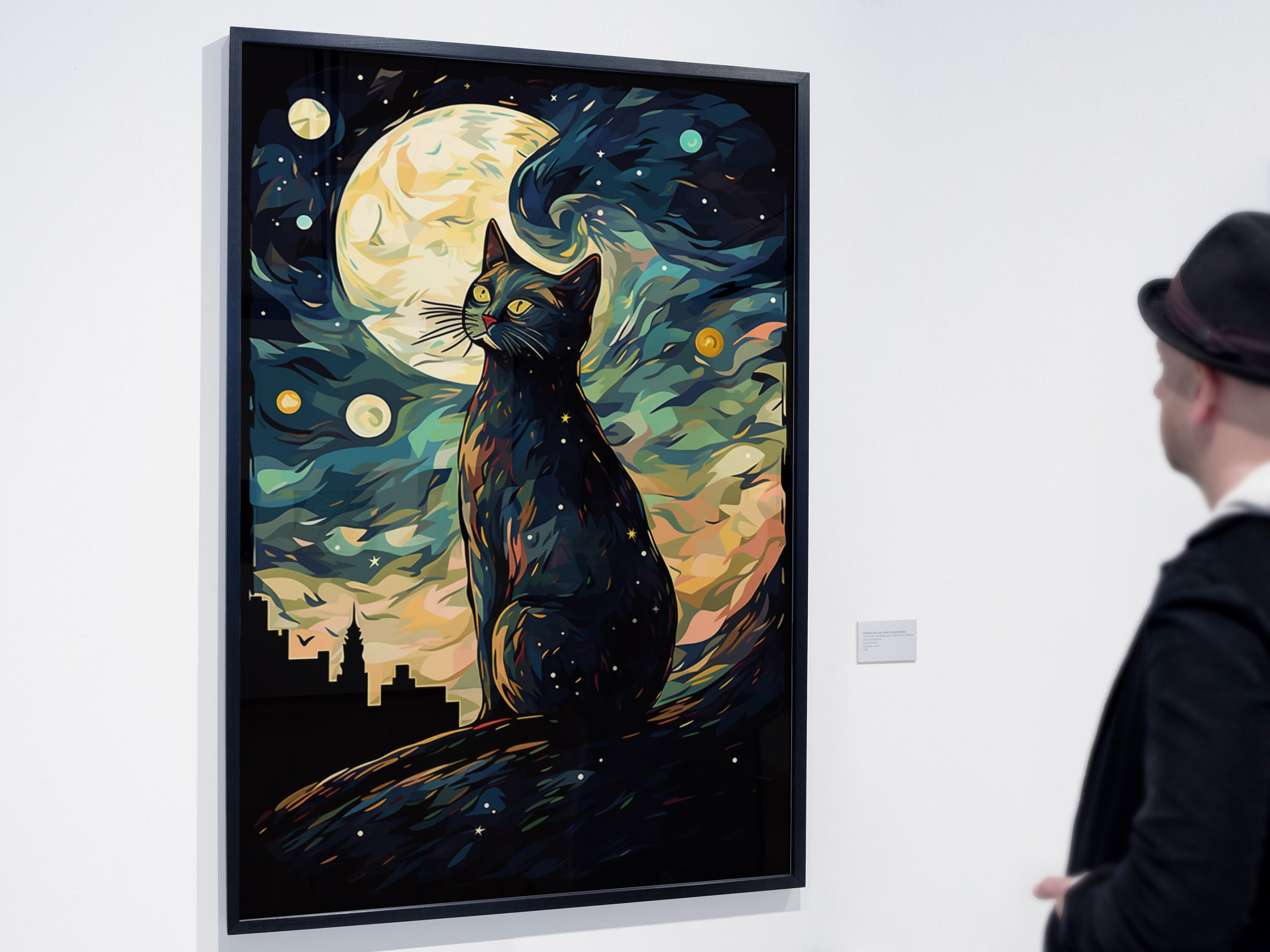 Van Gogh Cute Cats Series 2 (set of 4 Prints) | Hi-res 300dpi | 4 ...