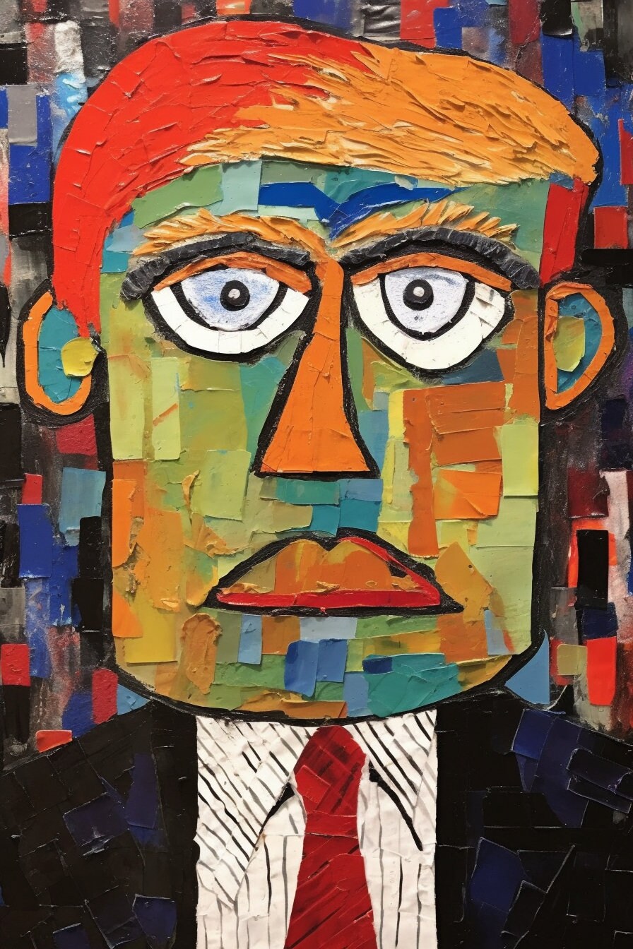 Donald Trump Abstract Art (set of 5 Prints) | Hi-res 300dpi | 5 Options ...