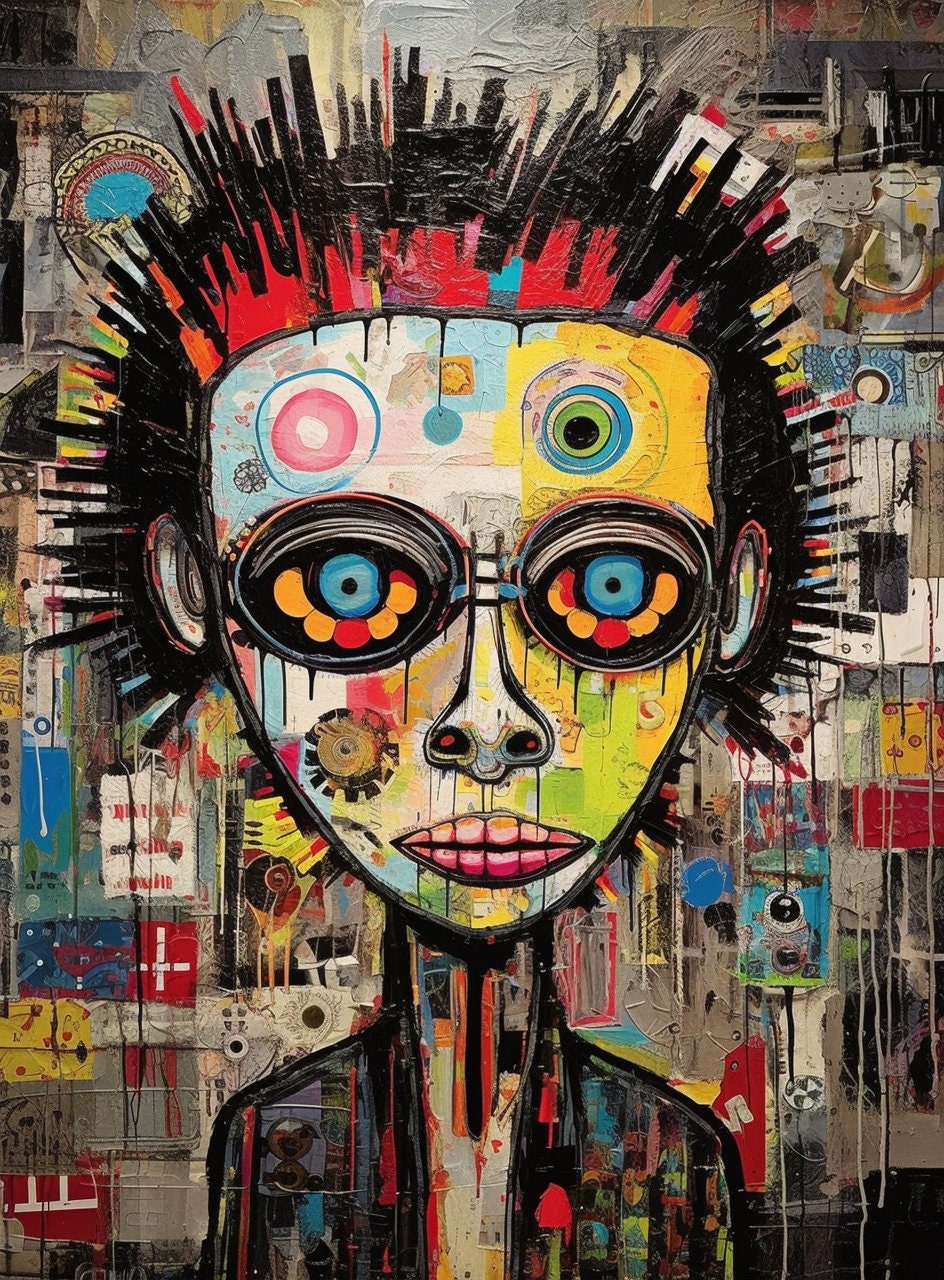 Abstract Expressionism Portraits Wall Art Decor (set of 3 Prints) | Hi ...