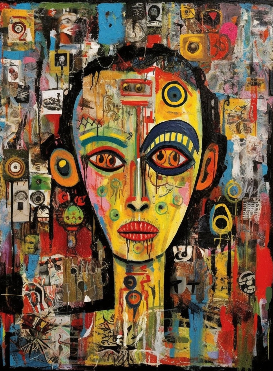 Abstract Expressionism Portraits Wall Art Decor (set of 3 Prints) | Hi ...