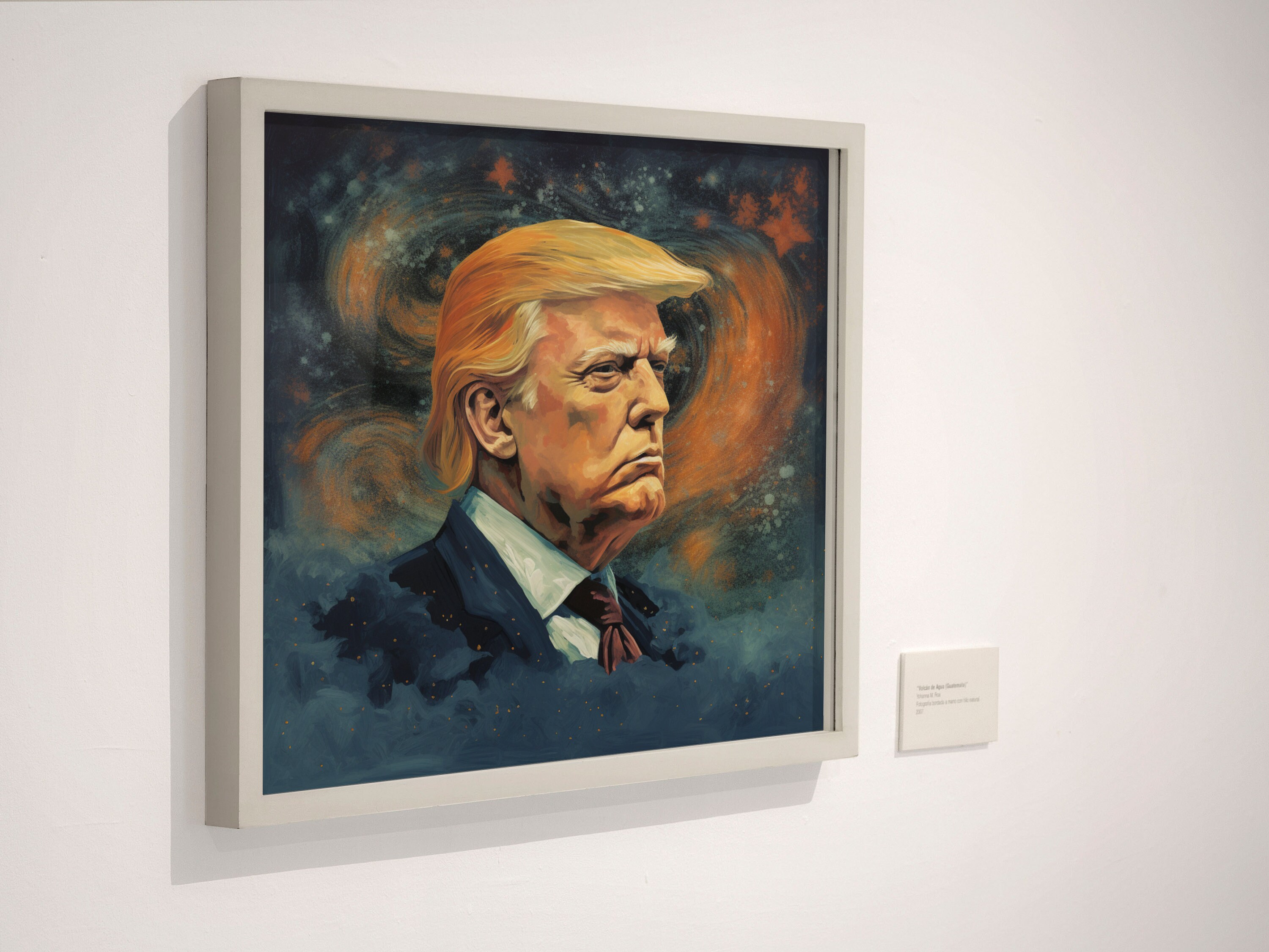 Donald Trump Van Gogh Style Wall Art Decor (set of 3 Prints) | Hi-res ...