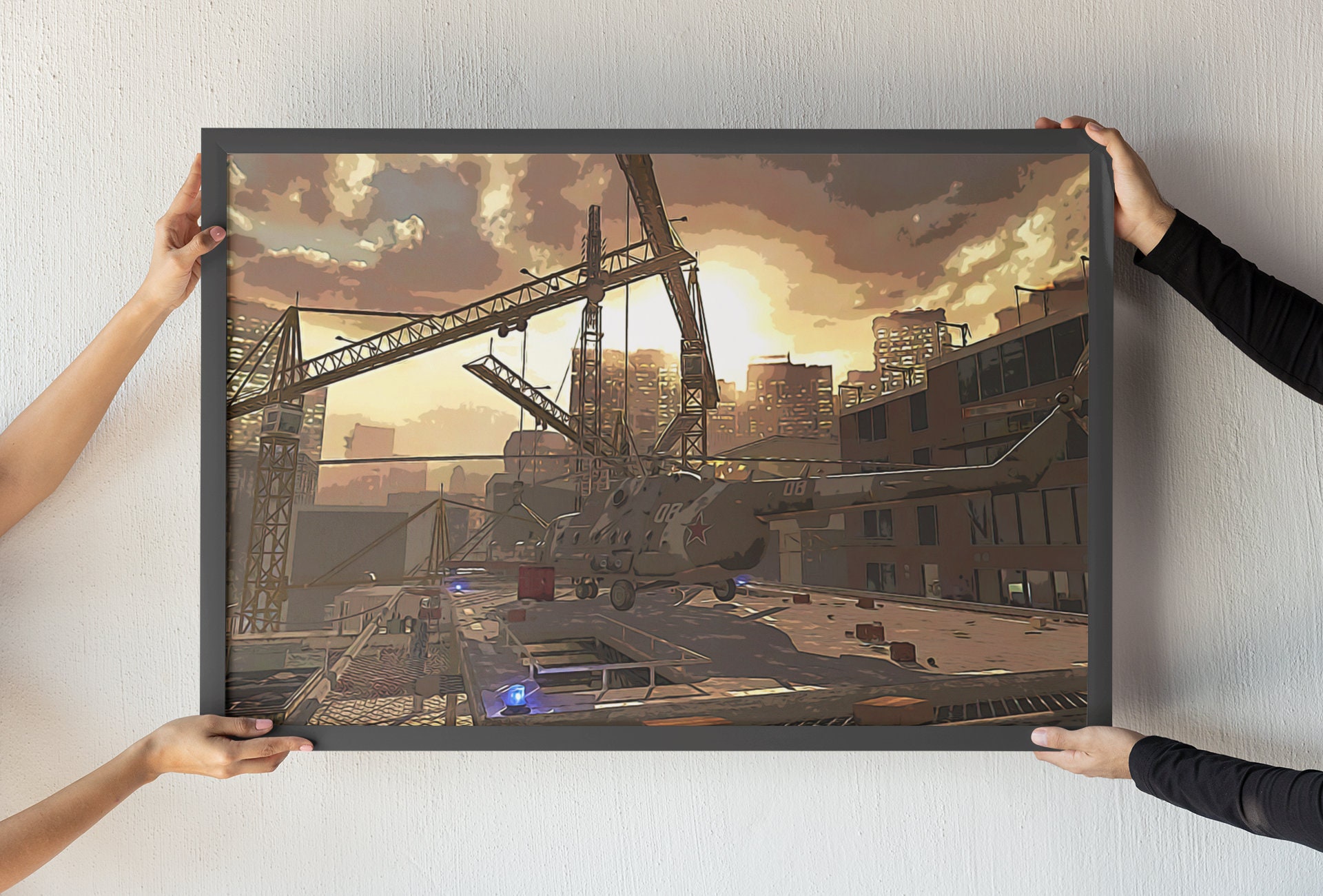 Call of Duty Favorite Multiplayer Maps Stylized Wall Art Prints 5 Pack ...