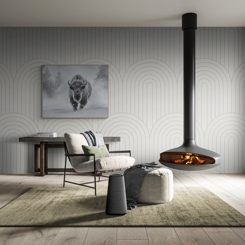 Snow Buffalo Printable Art Download Printable Wall Decor Printable Wall Art Mountain Landscape ...