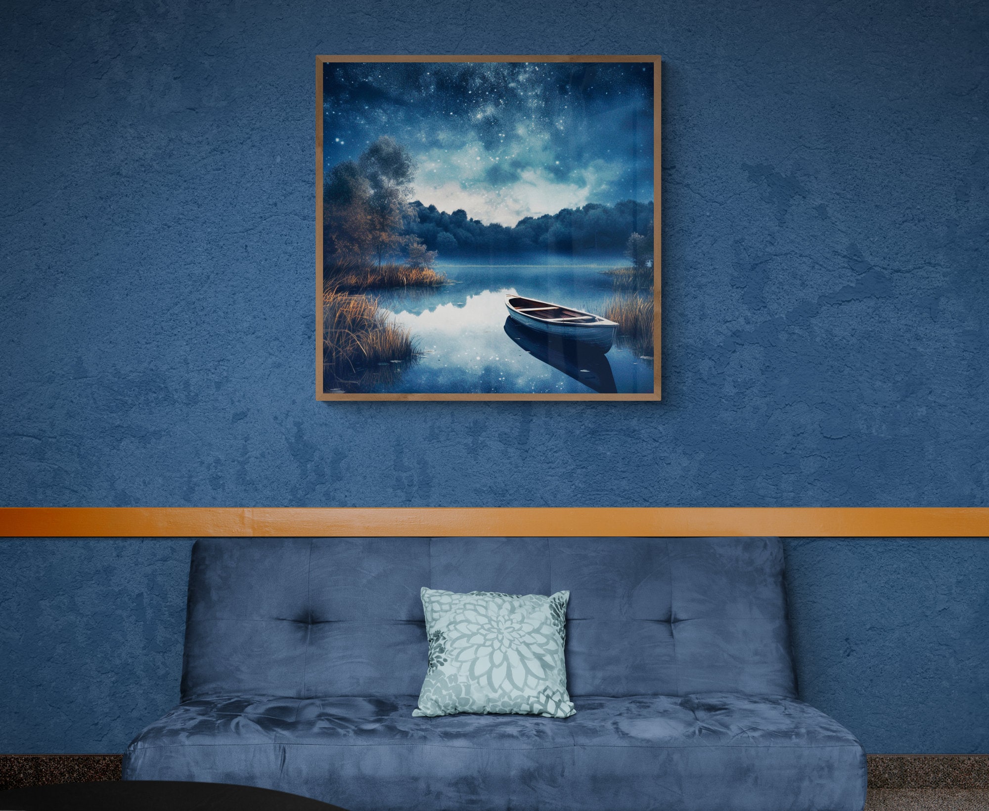 Night Sky Landscape Printable Art Download Printable Wall - Etsy