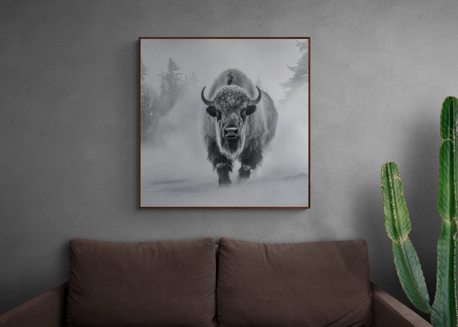 Snow Buffalo Printable Art Download Printable Wall Decor Printable Wall ...