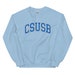 CSUSB Crewneck Unisex Sweatshirt College Font - Etsy