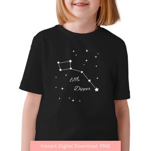Little Dipper PNG, Constellation PNG Sublimation Design for Kids ...