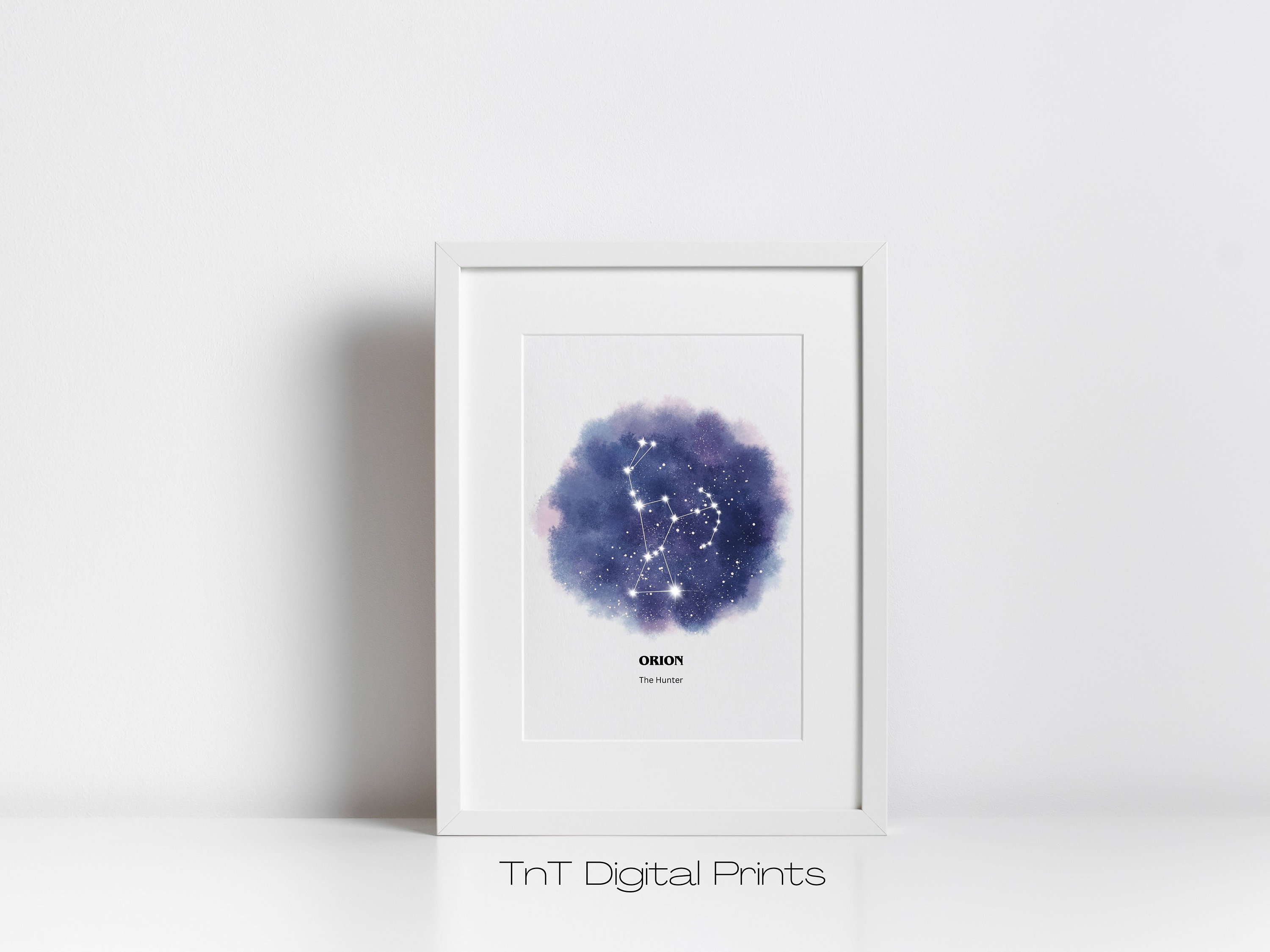 Orion the Hunter Constellation Art Print Astrology Horoscope - Etsy