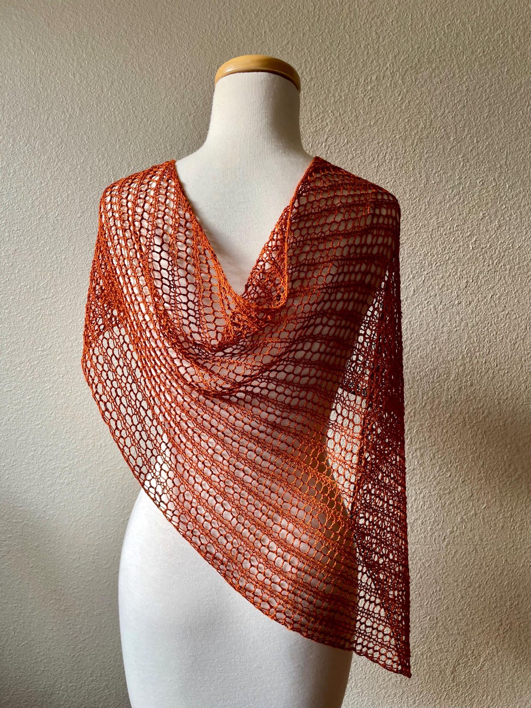 Easy Intermediate Shawl Knitting Pattern Scribble Shawl - Etsy