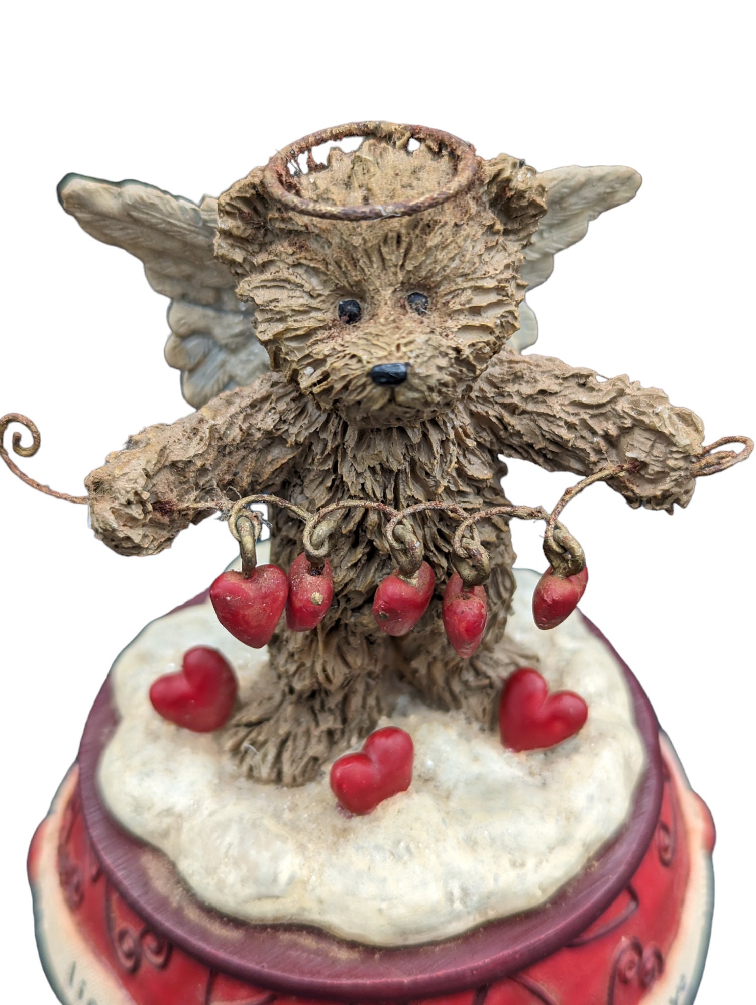 Music Box, Bear/angel Music Box, Bear Decor Music Doesn't Play - Etsy