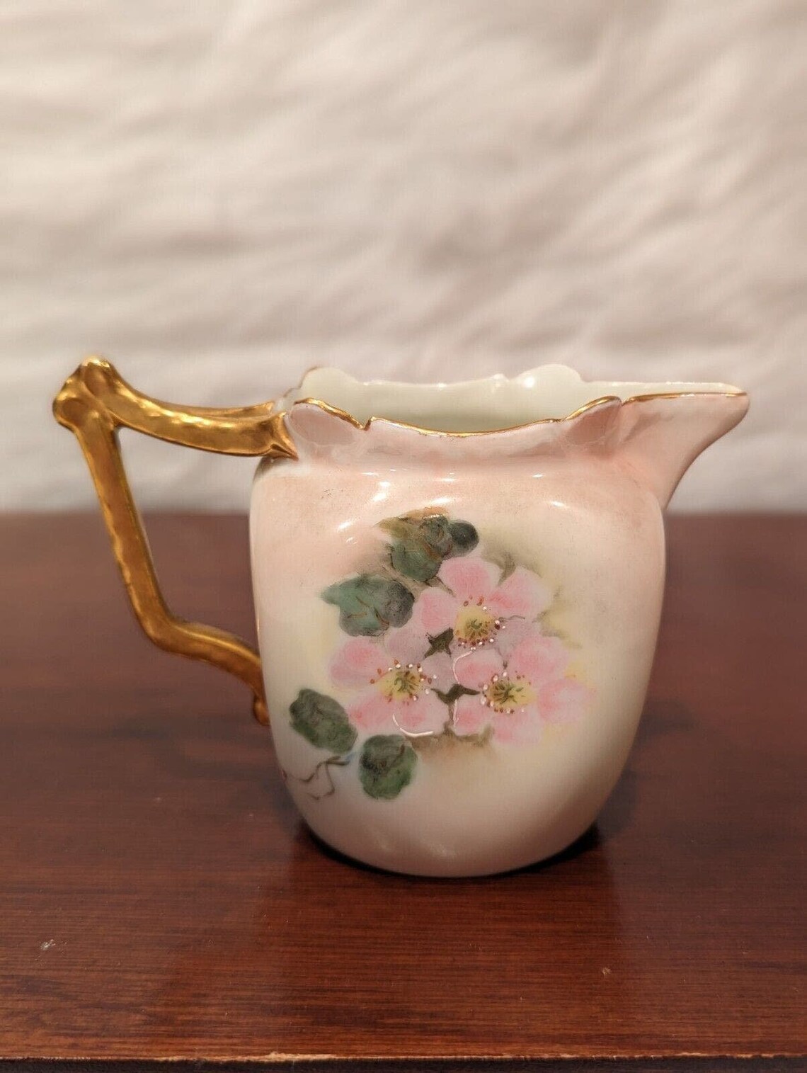 Vintage Porcelain Sugar & Creamer Set, Hand Painted Creamer Set ...