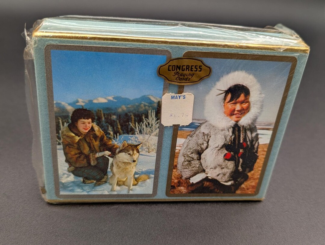 2 Sets Vintage Playing Cards; Alaska: Congress Playing Cards; NIB - Etsy