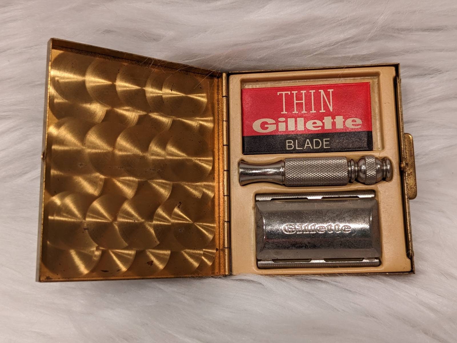 Vintage Woman's Razor, Gillette Razor Blade Kit, Gillette Shaving Kit ...