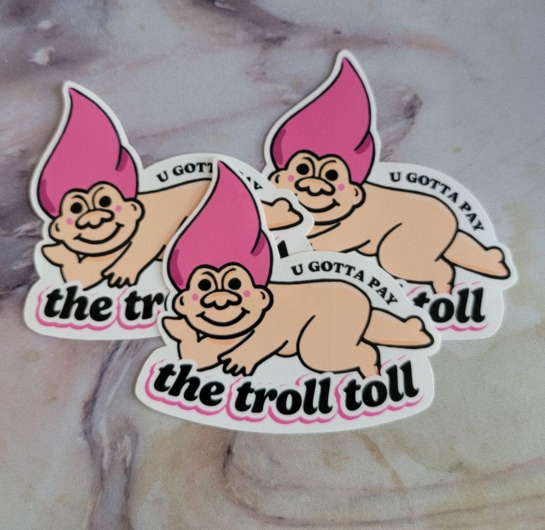 Troll X It's Always Sunny Sticker | TROLL DOLL | Gifts Under 5 | Funny ...
