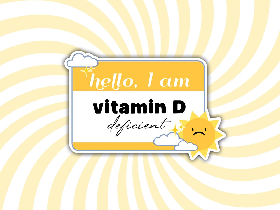 Vitamin D Sticker | Mental Health Stickers | Existential Dread | Funny ...