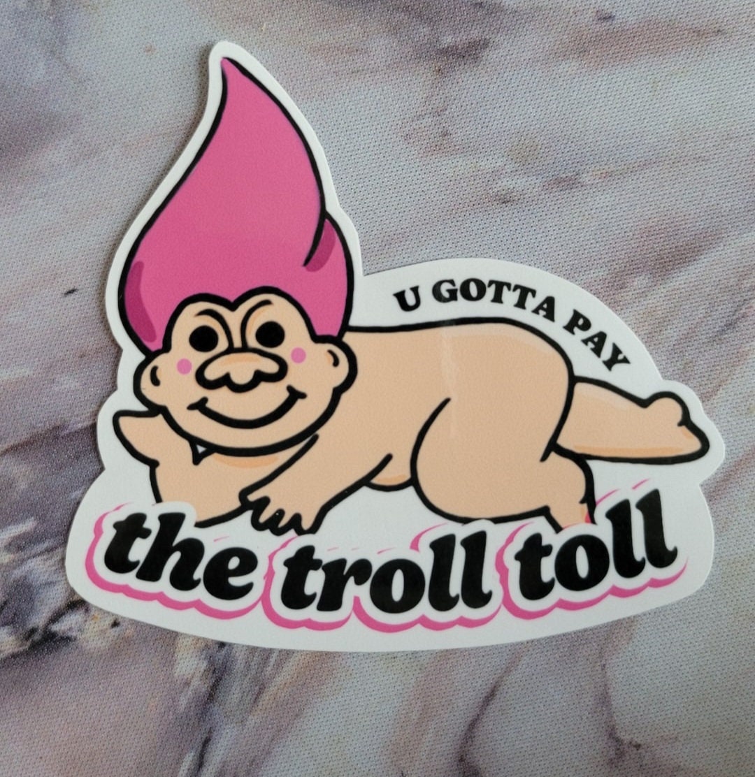 Troll X It's Always Sunny Sticker | TROLL DOLL | Gifts Under 5 | Funny ...