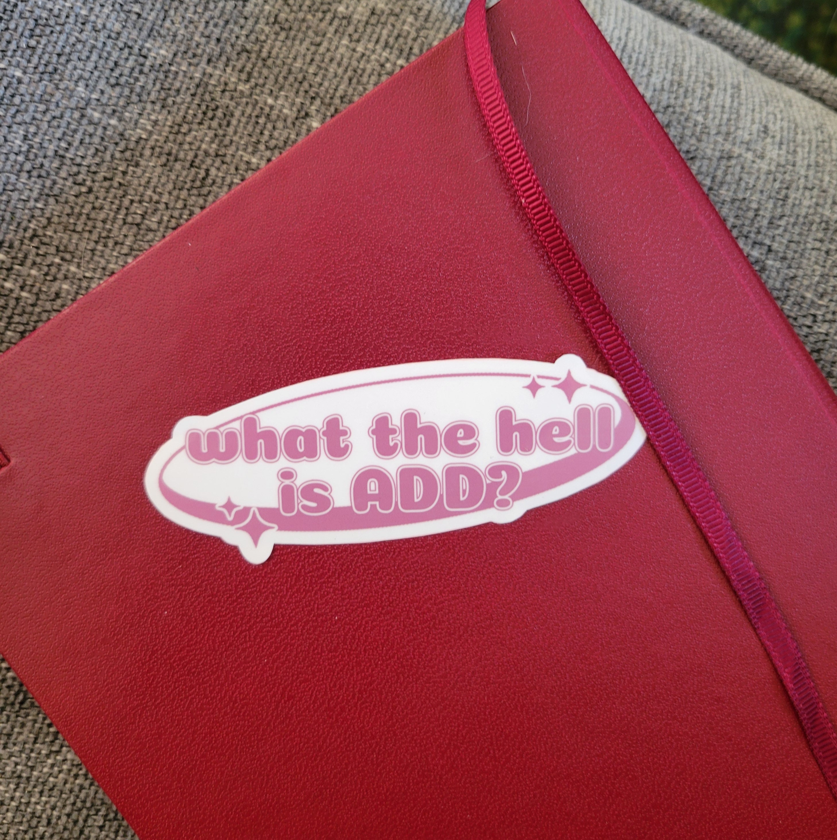 ADD Blink 182 Sticker ADHD Sticker, Funny Sticker for Water Bottle ...