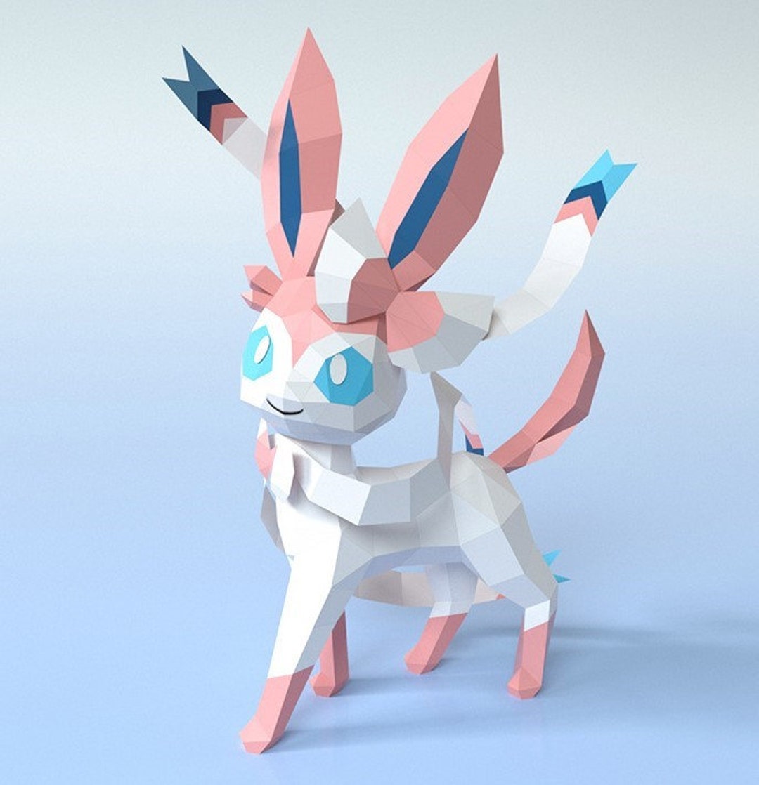 Pokemon Origami / Sylveon Models / Pokemon Sylveon / 3D - Etsy Australia