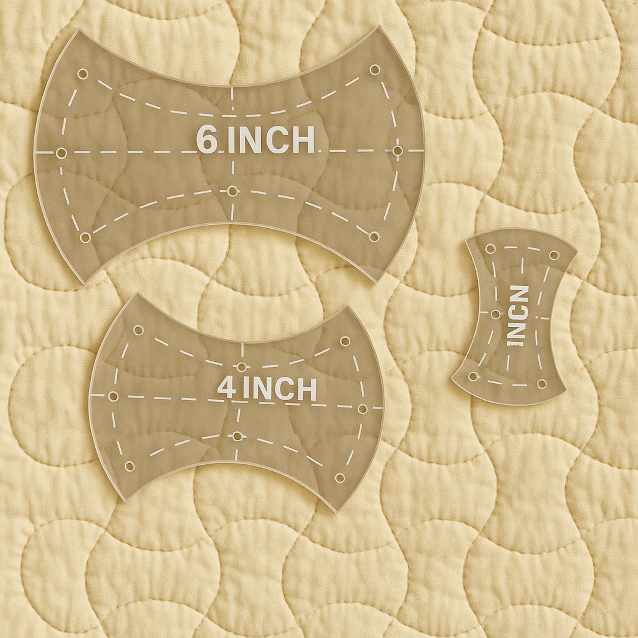Apple Core Quilt Templates: Acrylic Quilting Tools for EPP & Paper ...