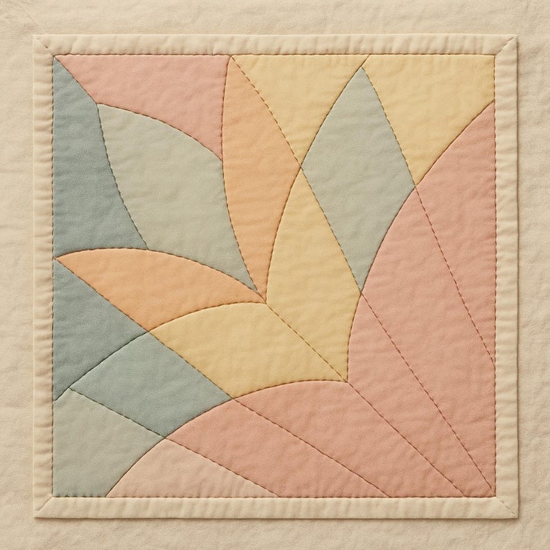 Cleopatra's Fan Quilt Block Template: Acrylic Quilting Ruler ...