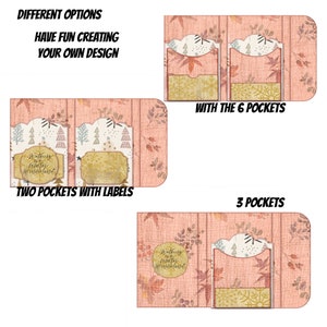 PRINTABLE Winterland Rustic Junk Journal-tea Bag Holder-tea Wallet-tea ...