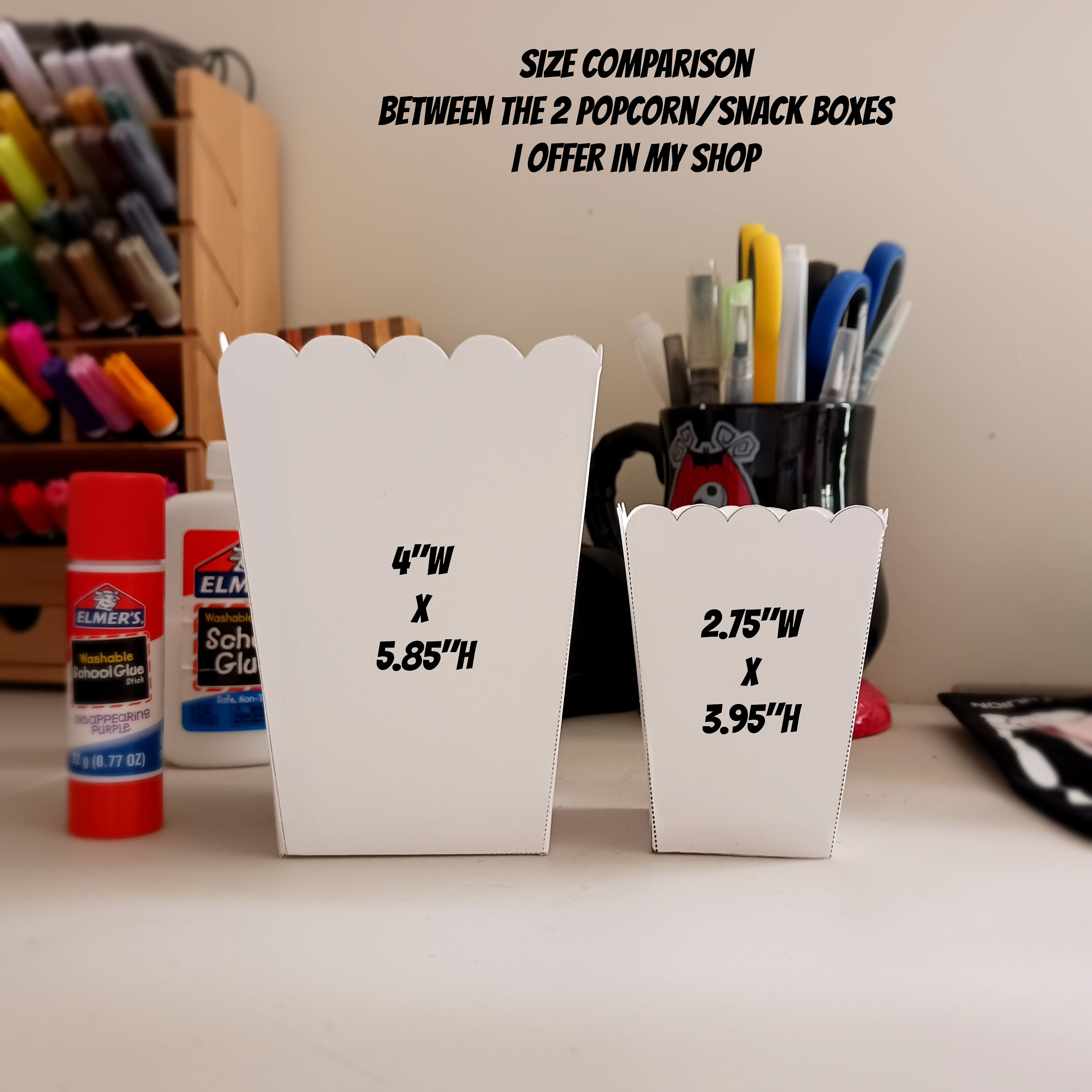 PRINTABLE Popcorn Box-horror Movies Night-halloween Printables-party ...