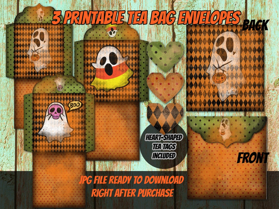 PRINTABLE Tea Envelope-tea Tag-digital Download-printable-do It ...