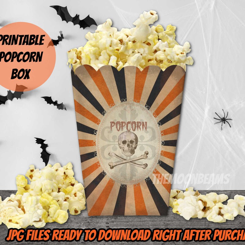 Printable Popcorn - Etsy