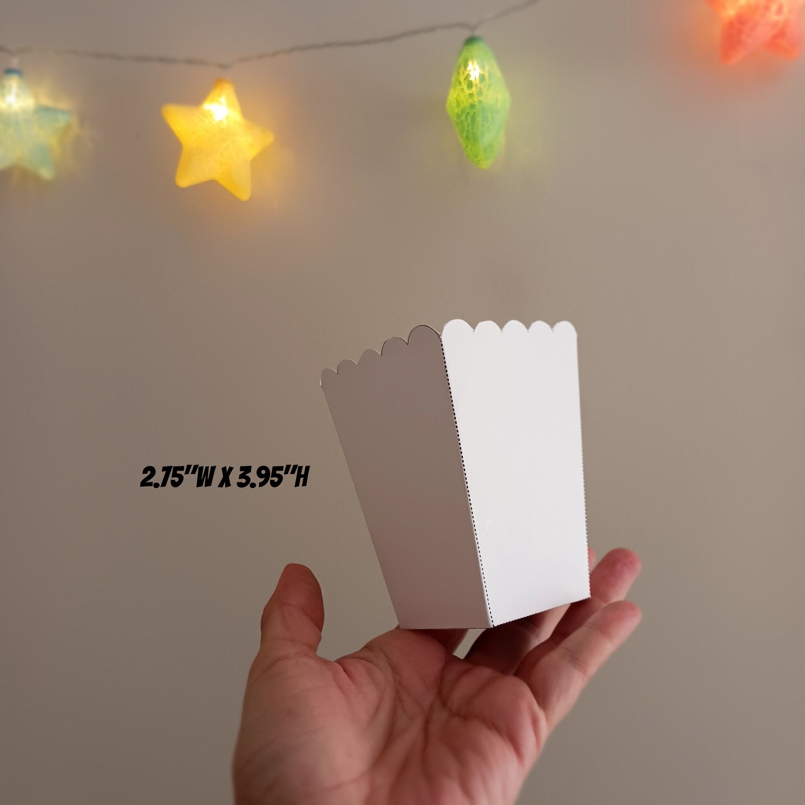 PRINTABLE Small Popcorn Box-printable Snack Box-movies Night-snack Box ...