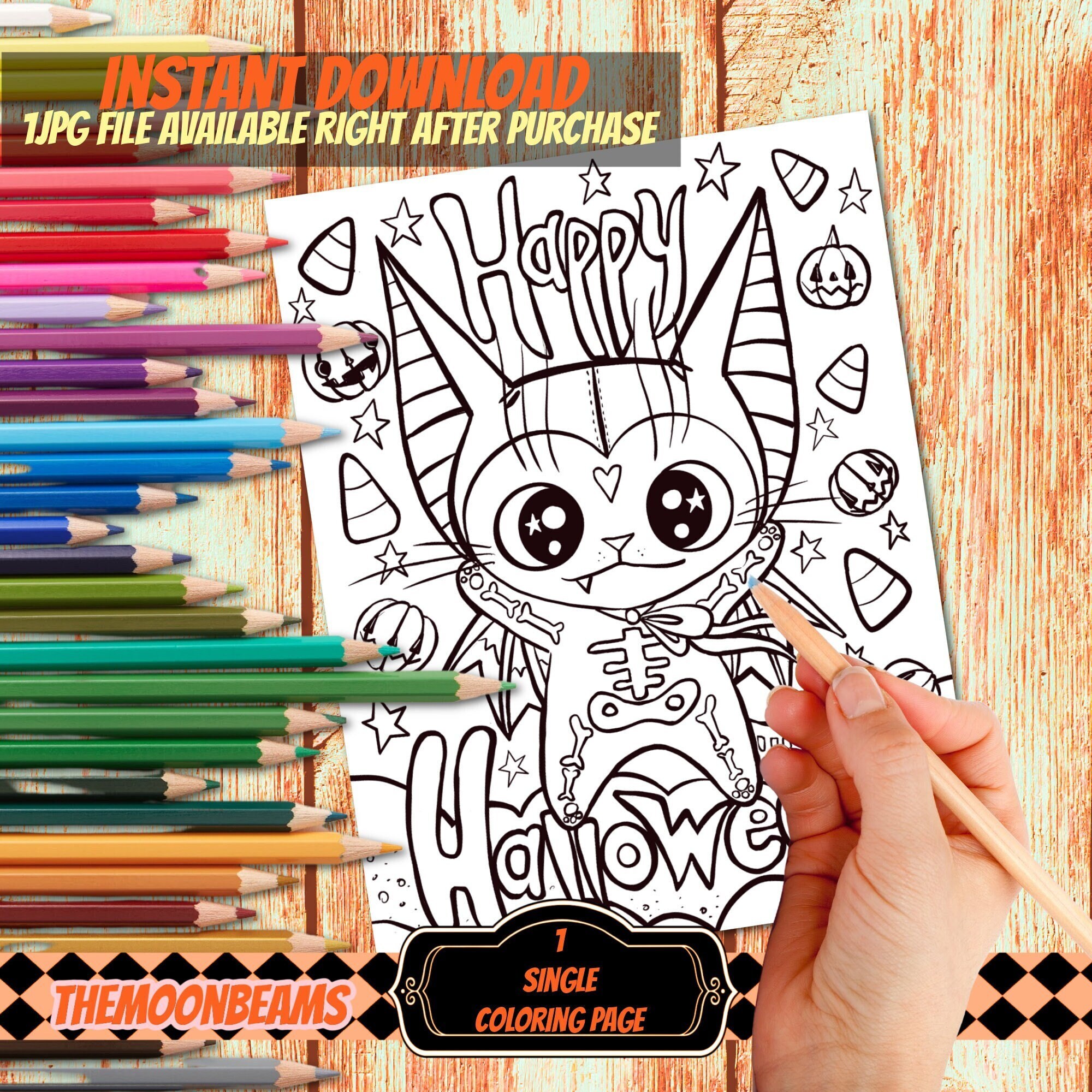 PRINTABLE Single Coloring Page-printable Coloring - Etsy Australia