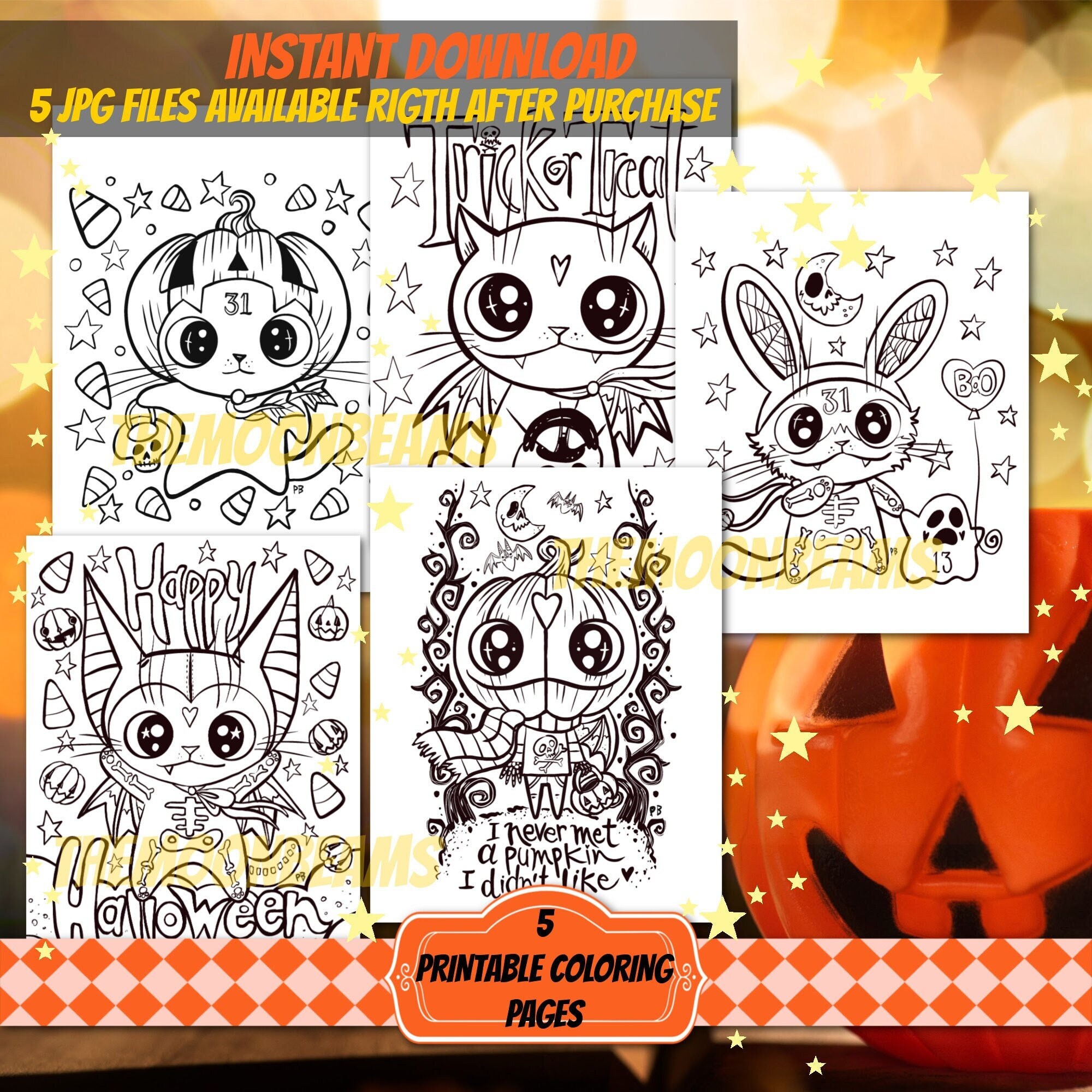 Bundle Printable Coloring Pages-printable Coloring Art-instant - Etsy