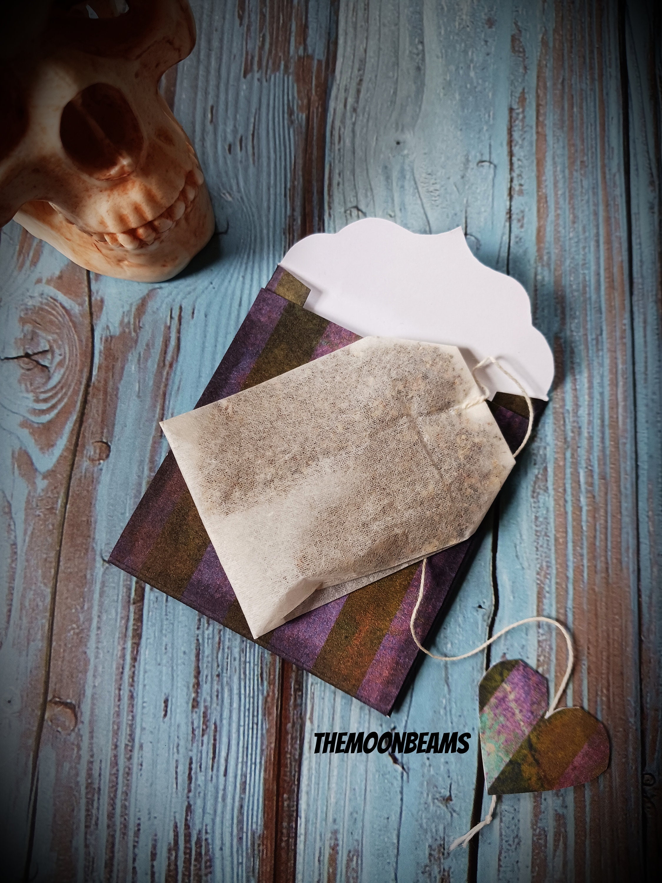 PRINTABLE Vintage Halloween Tea Bag Envelopes and Tags-digital Download ...