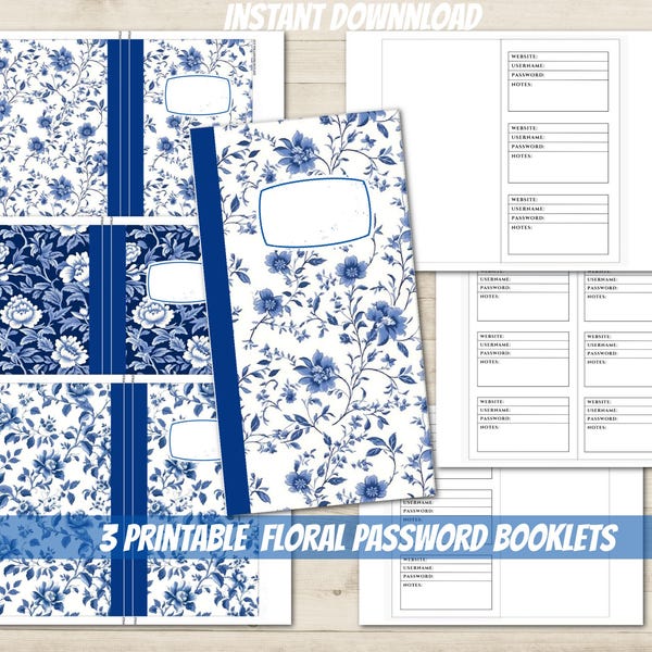 Password Notebook - Etsy