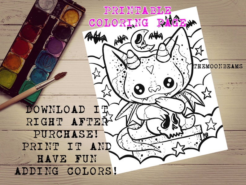 PRINTABLE Single Coloring Page-printable-digital File - Etsy