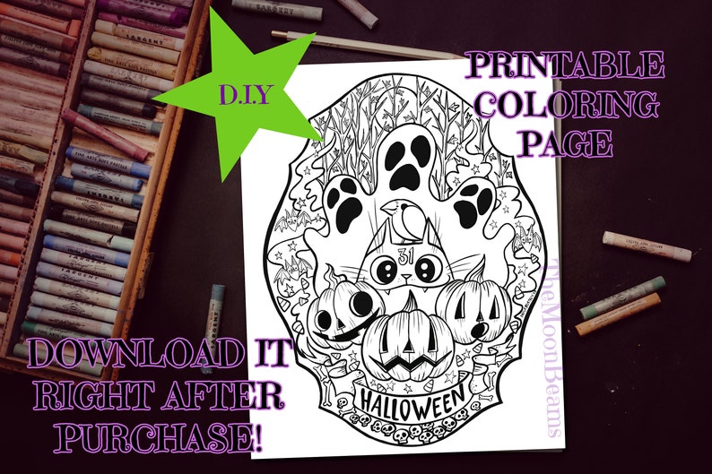 PRINTABLE Single Coloring Page-printable-digital File - Etsy