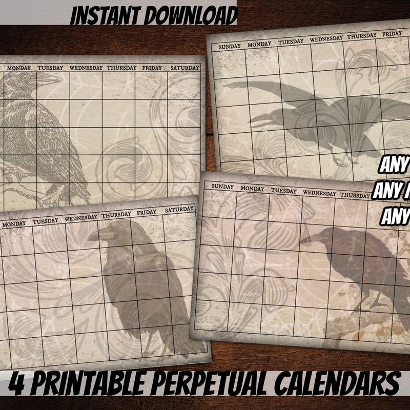 Goth Calendars & Planners - Etsy