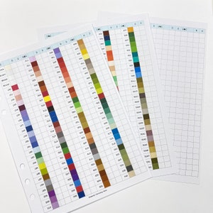 Diamond Painting Full Log Book Printable - Etsy