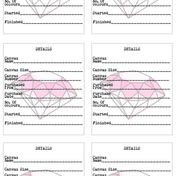 Diamond Painting Cards Kit - Etsy