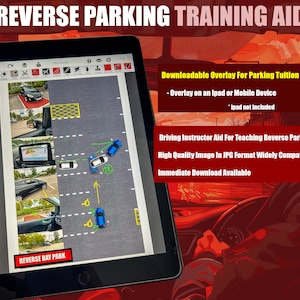 Driving Instructor Teaching Aid TWIN PACK - Reverse Bay Parking Tuition ...