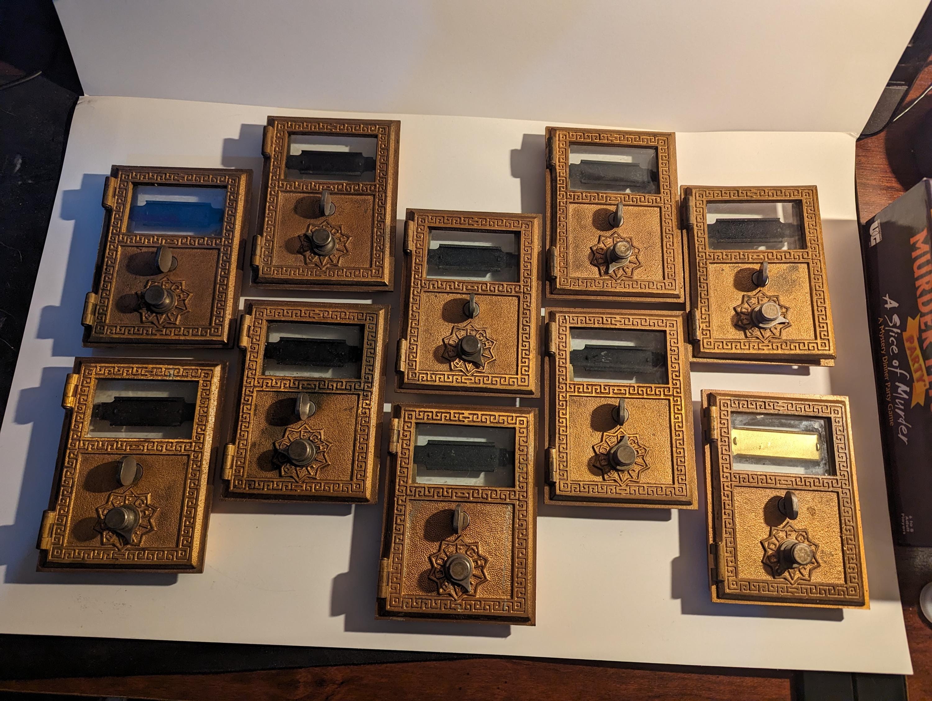 10 Vintage Post Office Box Doors - Etsy