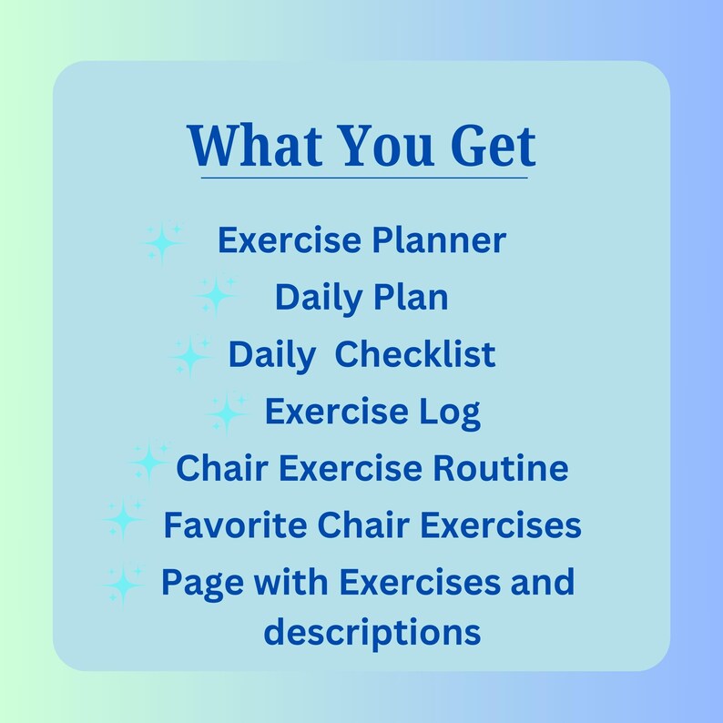 Chair Exercises for Seniors and Beginners | Printable Workout Chart for ...