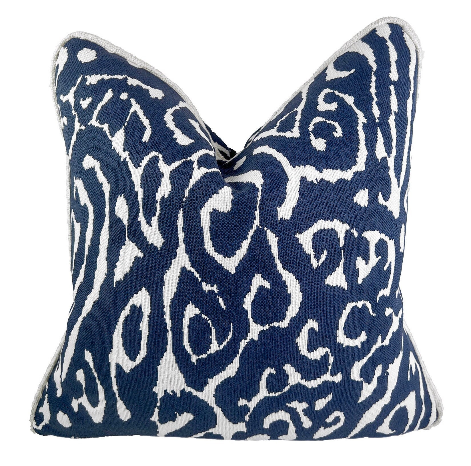 Navy Outdoor Pillow Indoor Outdoor Mod Pillow Cover - Etsy