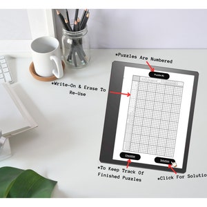 Pixel Puzzles Picross Griddlers Nonograms Japanese Crossword 50 New ...