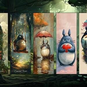 Studio Ghibli Bookmarks, Fantasy Art Prints (digital Download) - Etsy