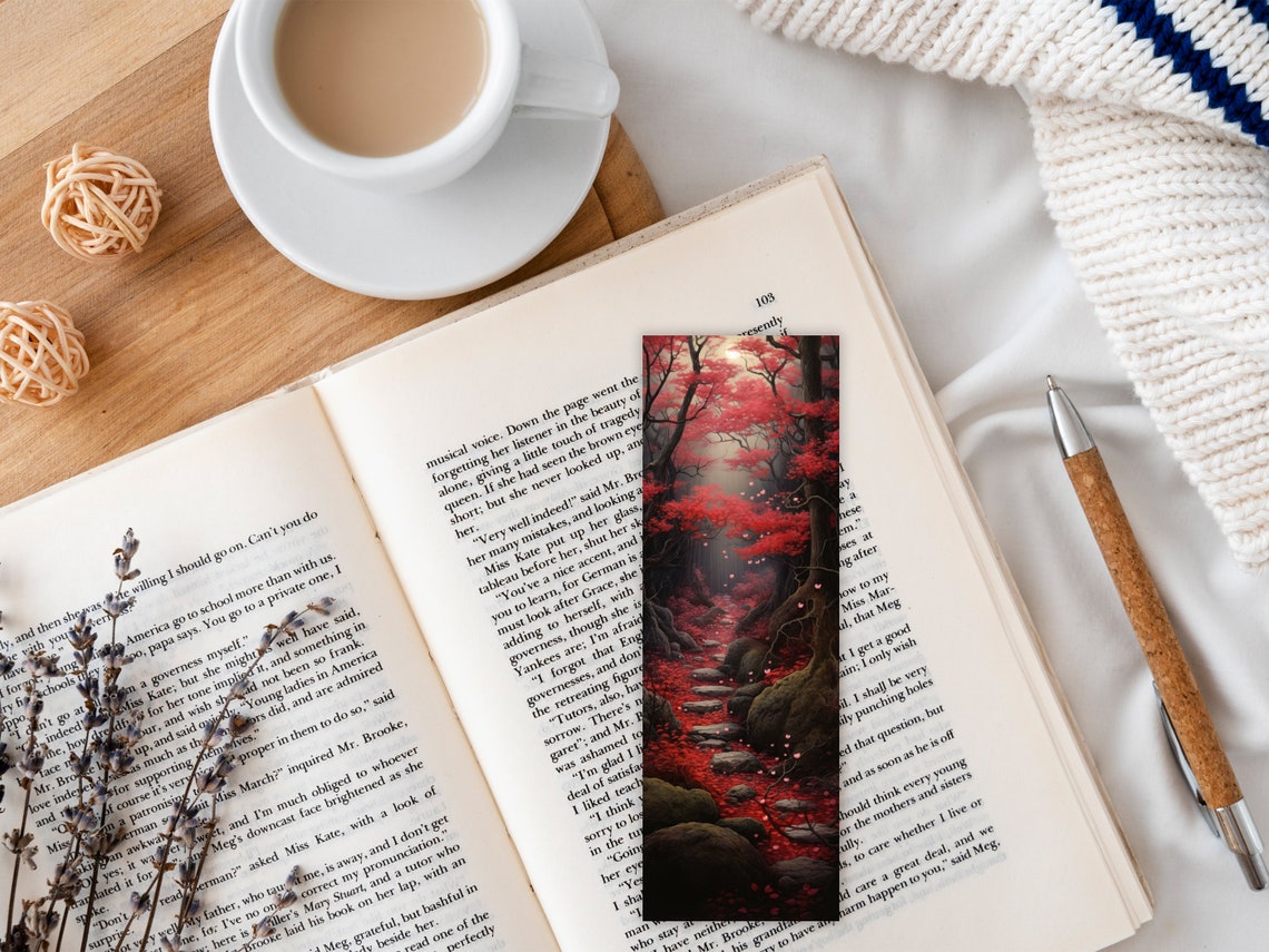 20 Magical Forest Bookmarks, Printable Bookmark Bundle, Sublimation ...