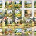 100 Summer Landscape Bundle, Watercolor Landscapes, Digital Art ...