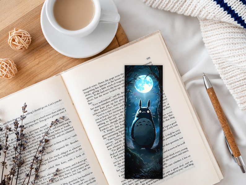 20 Studio Ghibli Styled Bookmark Bundle, Sublimation Design, Bookmark ...