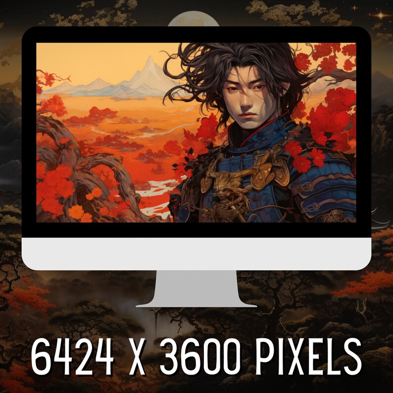 12 Male Japanese Samurai Wallpaper Bundle Wallpaper Clipart Desktop ...